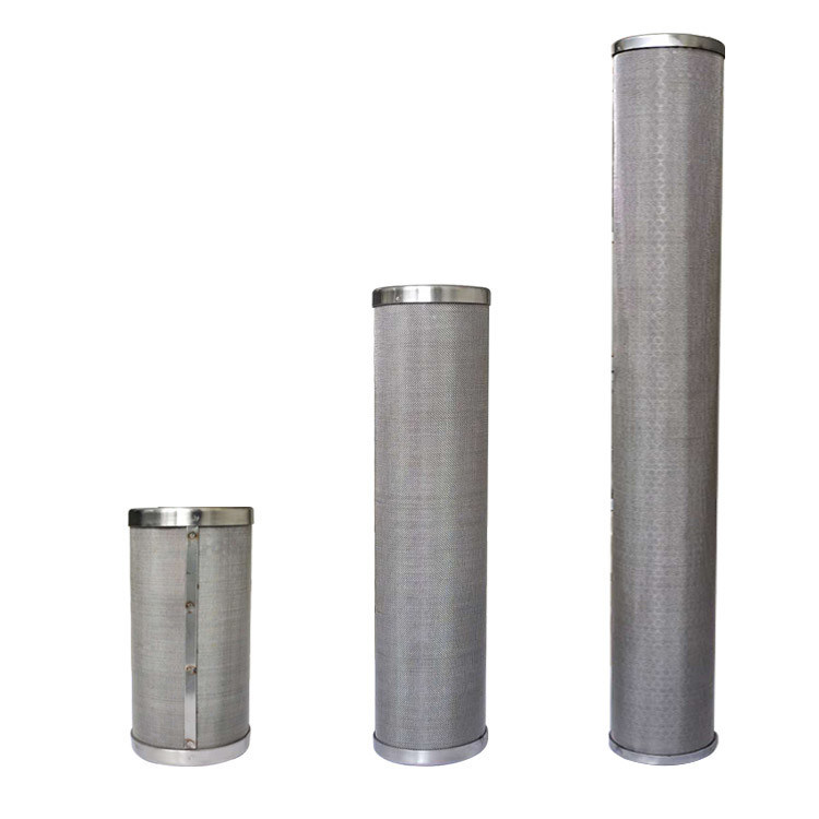 1~100 Micron Stainless Steel Filter Cartridge For Water Filtration High ...