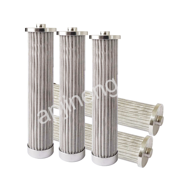 10 Micron Stainless Steel Pleated Filter Cartridge Hydraulic Press Oil ...