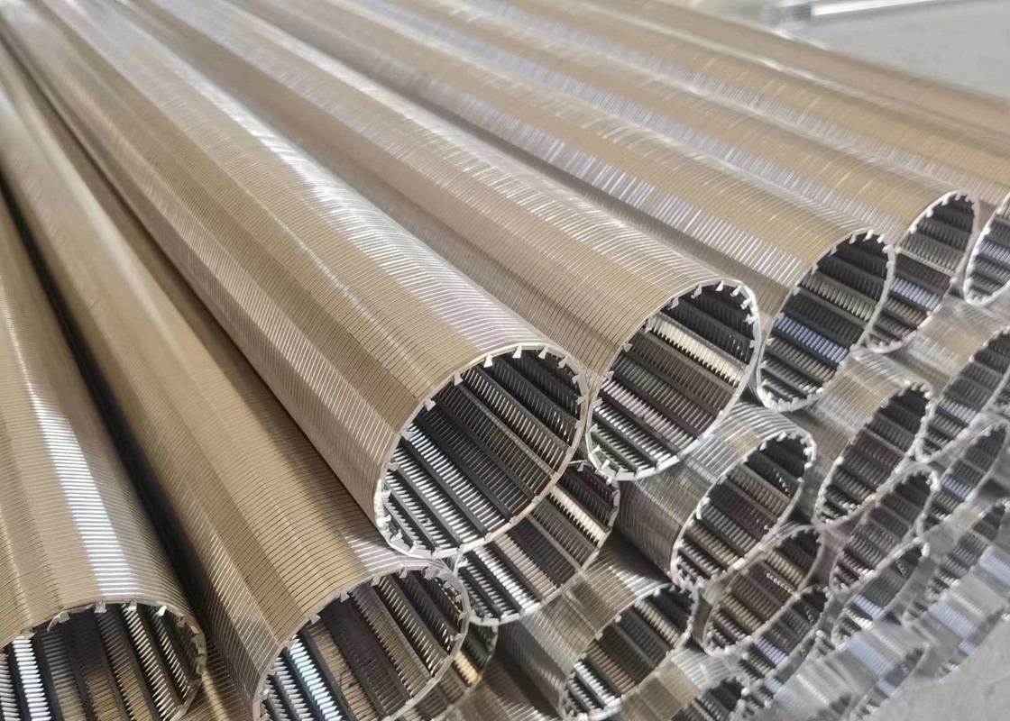 High Strength High Filtration AccuracyVee Wire Filter Screen Stainless ...